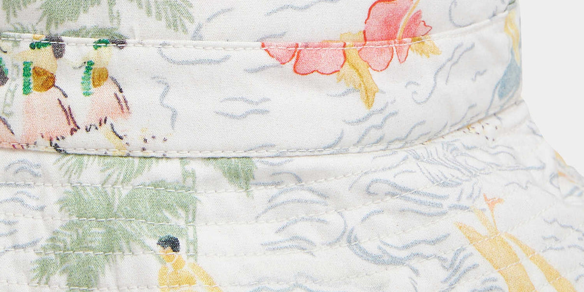 Piob printed poplin hat • Bonpoint