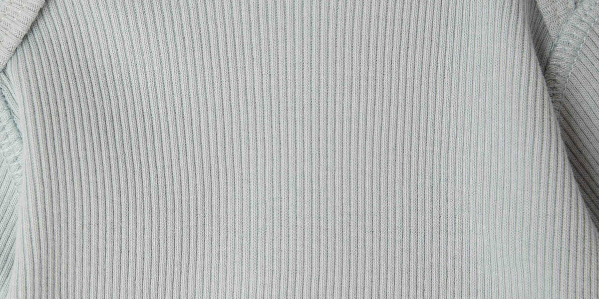 Timi set in ribbed blue cotton • Bonpoint